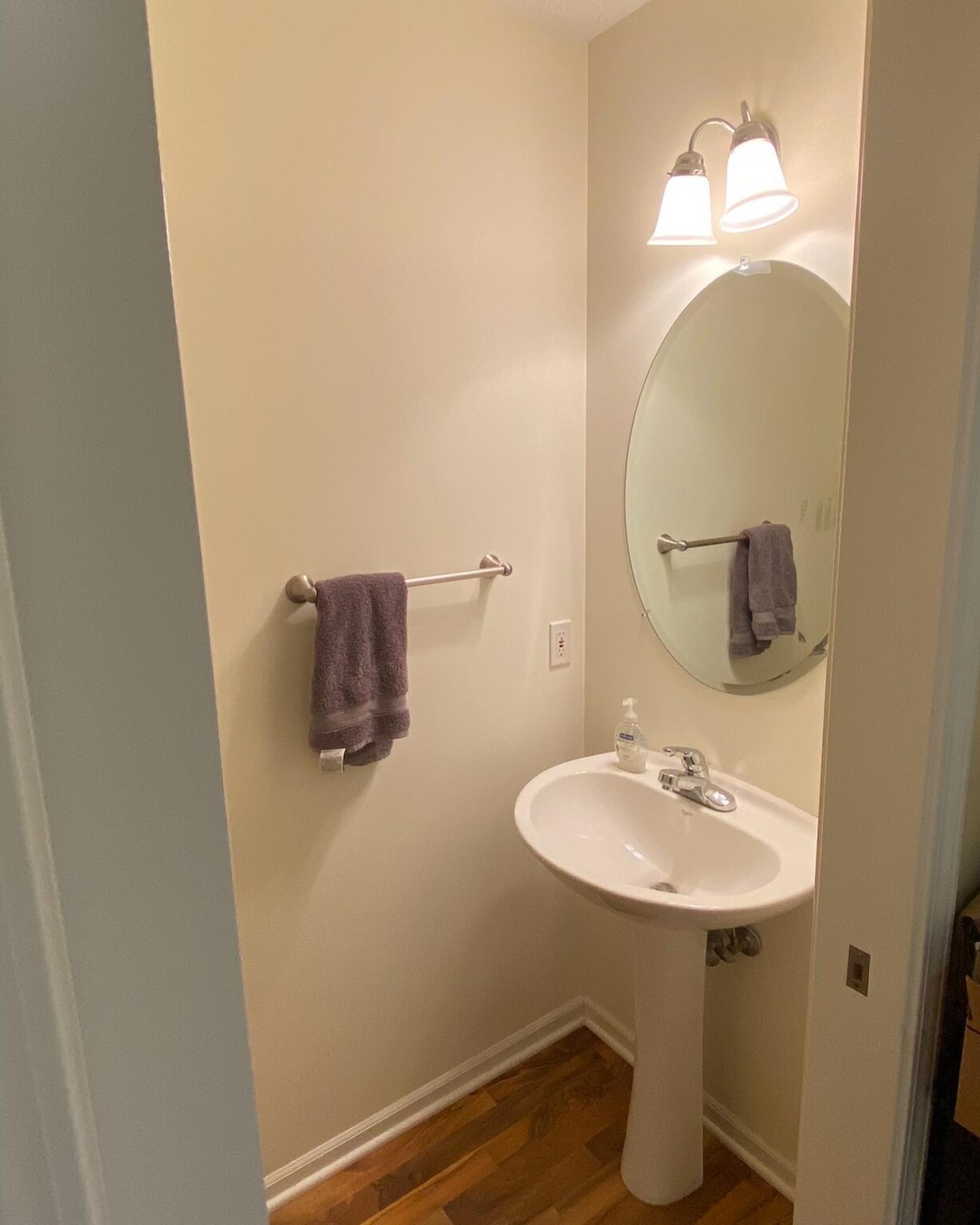 Half-Bath Transformation for under $100 | champagneandshiplap.com